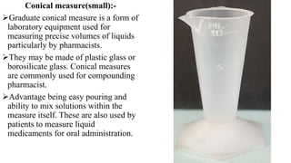 Instruments used in pharmacy laboratory | PPTX