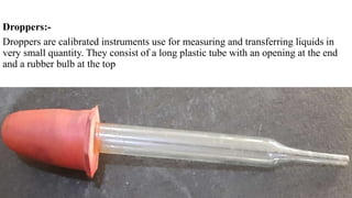 Instruments used in pharmacy laboratory | PPTX