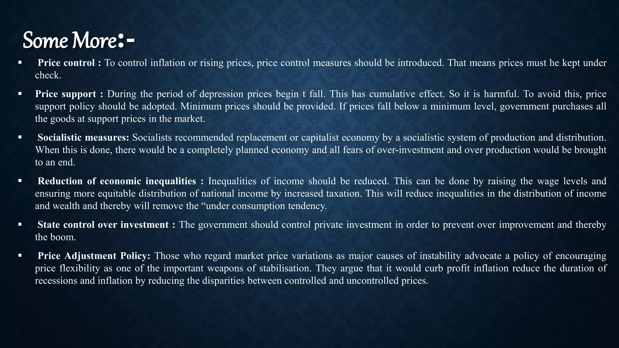 Instrument To Control Business Cycle | PPTX