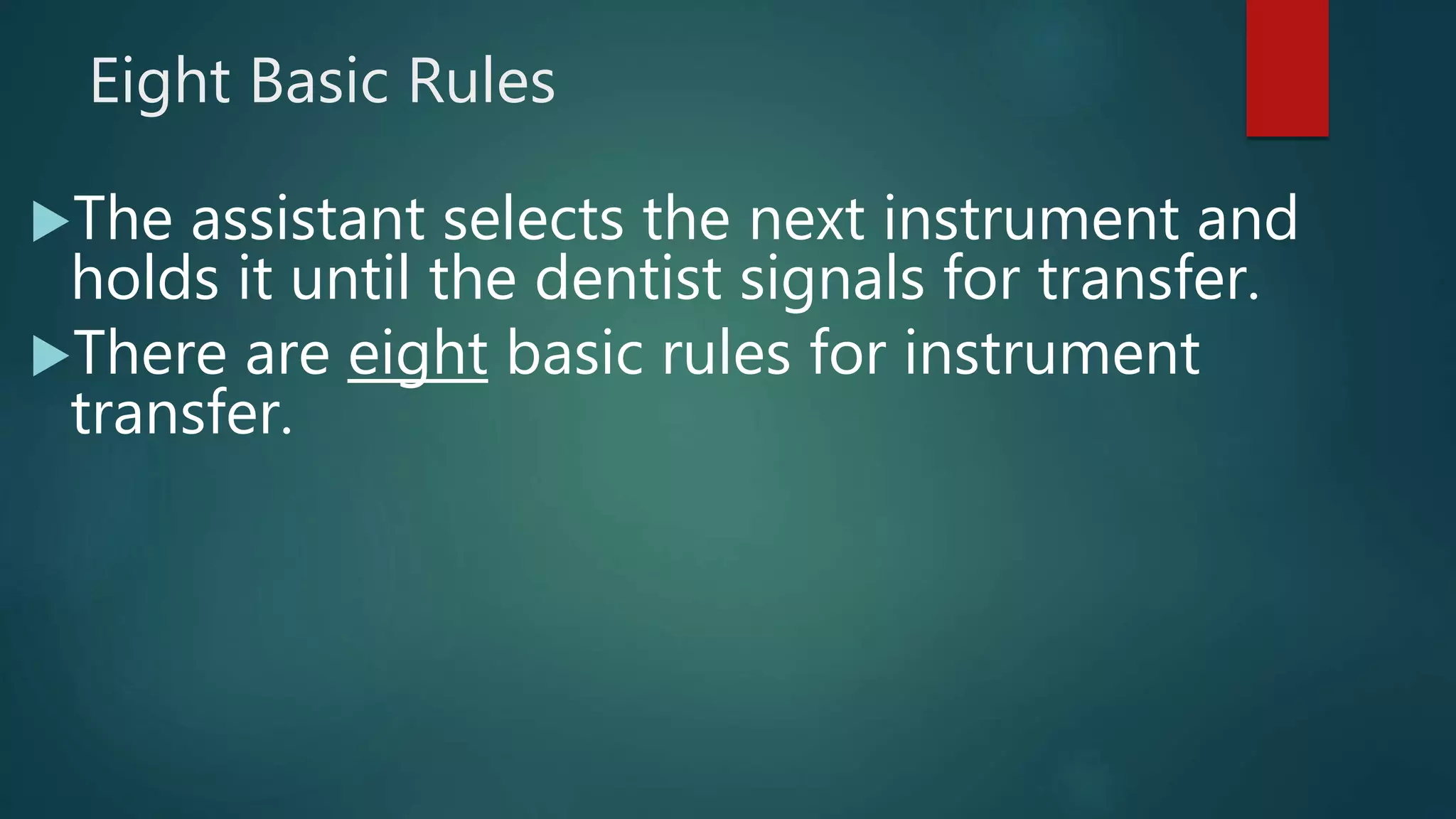 Instrument Transfer | PPTX
