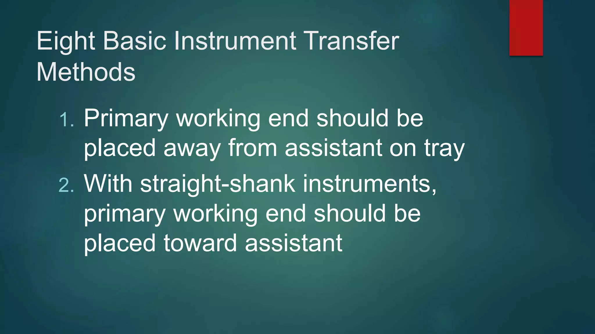 Instrument Transfer | PPTX