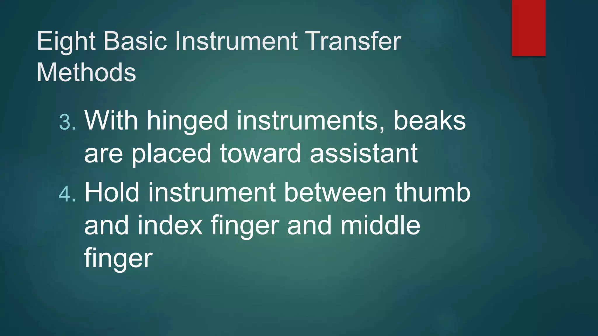 Instrument Transfer | PPTX