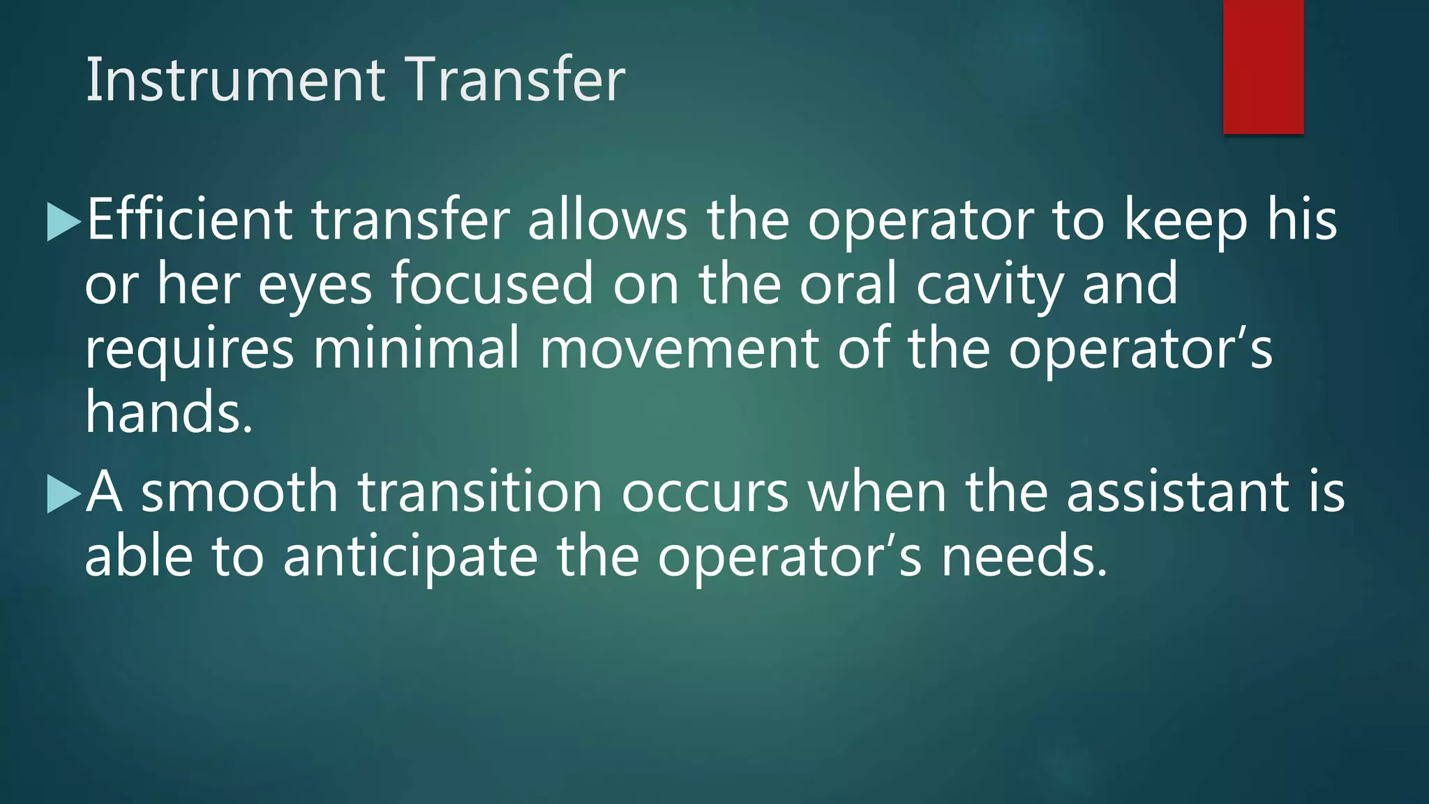 Instrument Transfer | PPTX