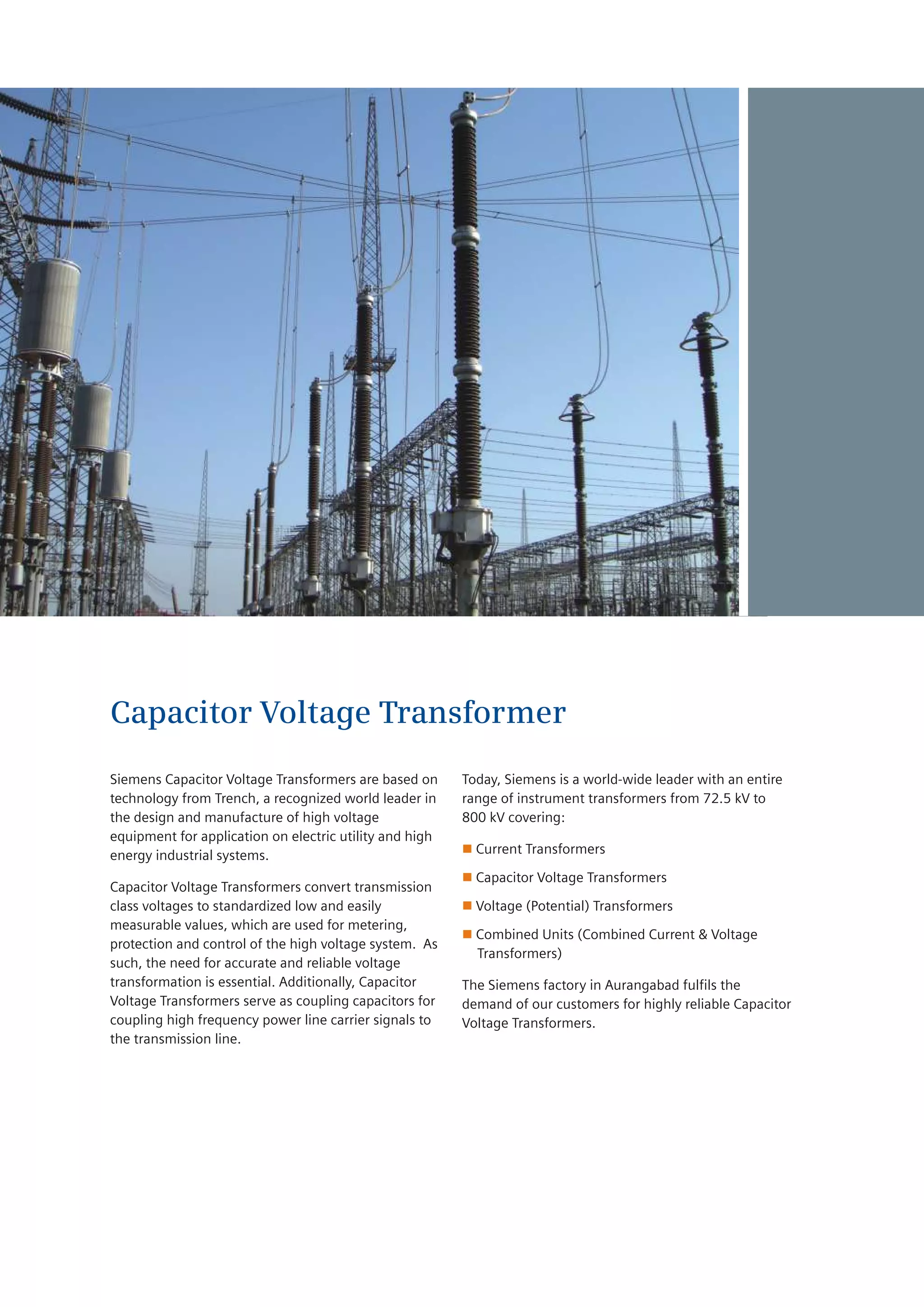 Instrument transformer __cvt_transformer | PDF