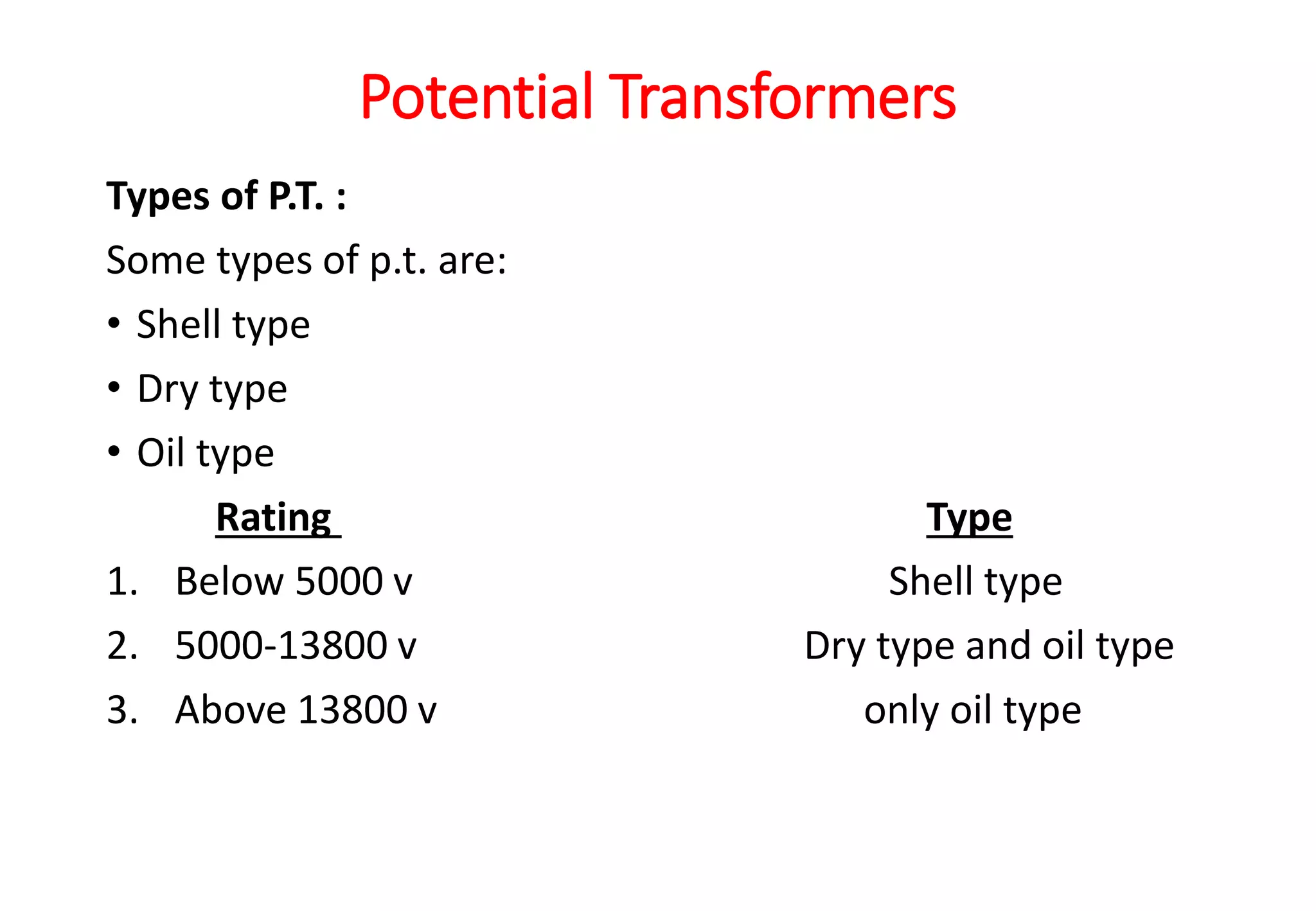 Instrument Transformers | PPTX