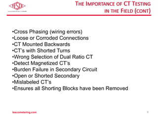 Instrument Transformer Testing | PPT