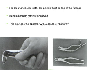 Instrument used in exodontia | PPT