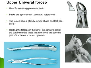 Instrument used in exodontia | PPT