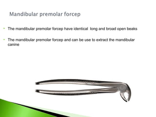 Instrument used in exodontia | PPT