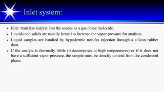 instrumentation of Mass spectroscopy by Laiq | PPTX