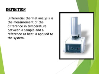 Thermal methods of analysis | PPTX