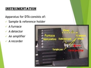 Thermal methods of analysis | PPTX