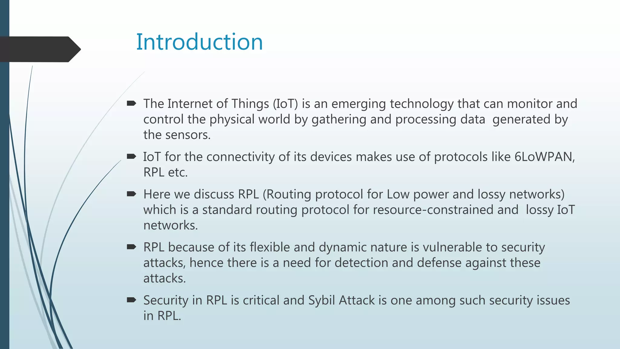 Security of RPL in IoT | PPT