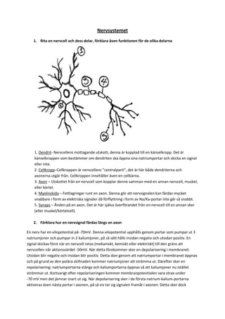 Immunförsvar och nervsystem | DOCX | Infectious Diseases | Diseases and ...