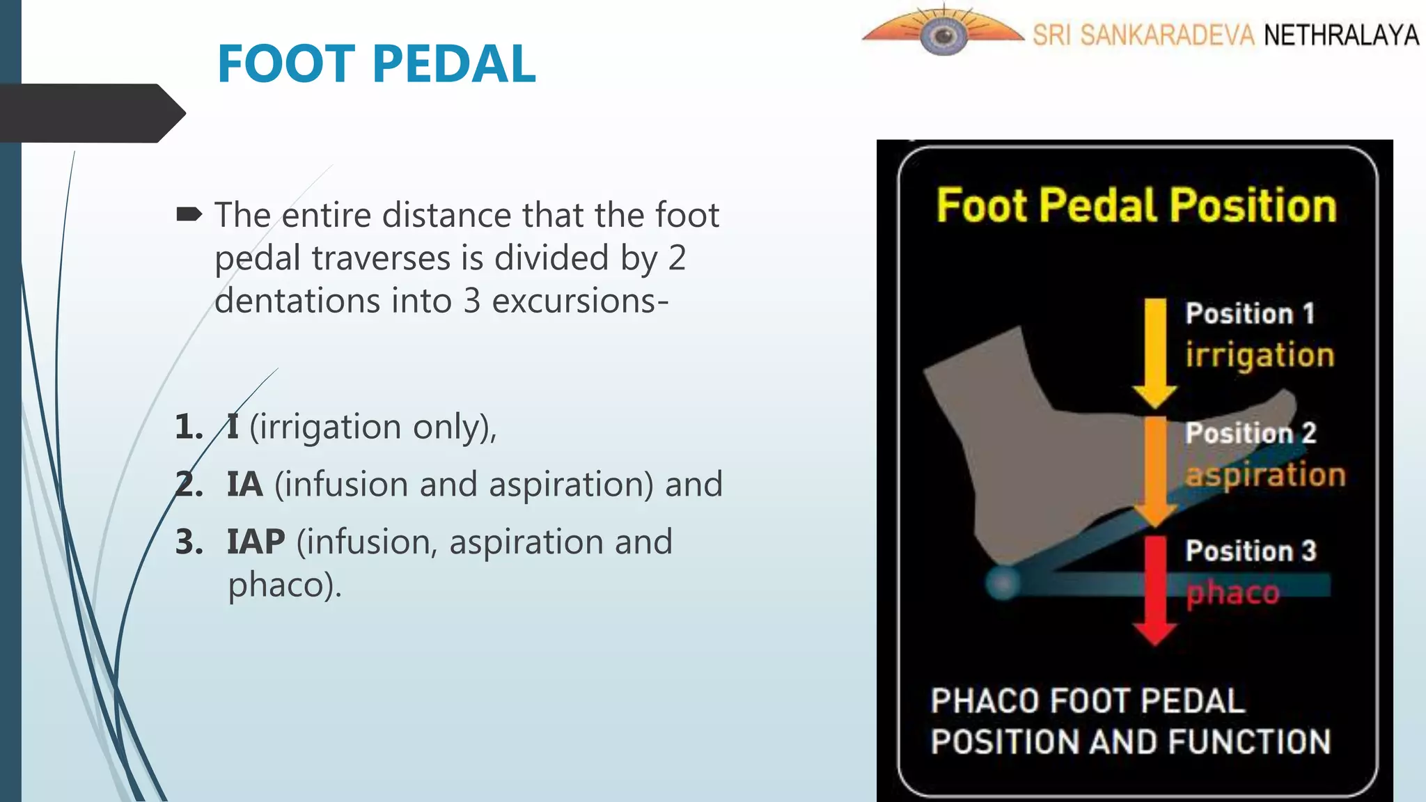 Instumentation and machines in phacoemulsification | PPTX
