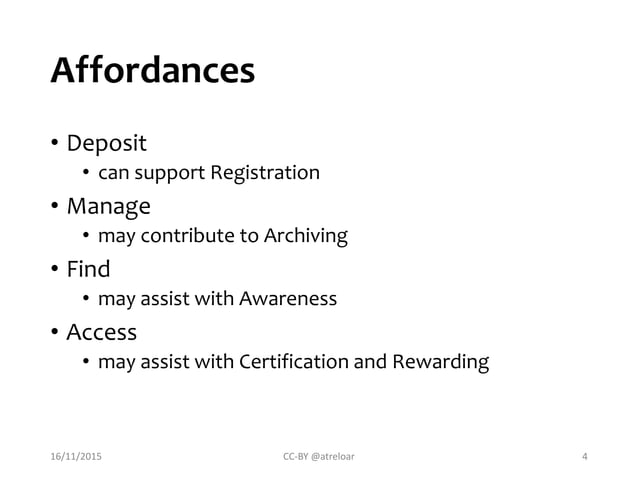 Instutional repositories and data | PPTX | Databases | Computer Software and Applications