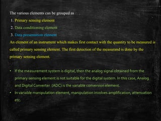 Instrumentation introduction | PPTX