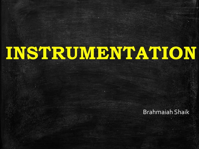 Instrumentation introduction 2(Signals and their representation) | PPT