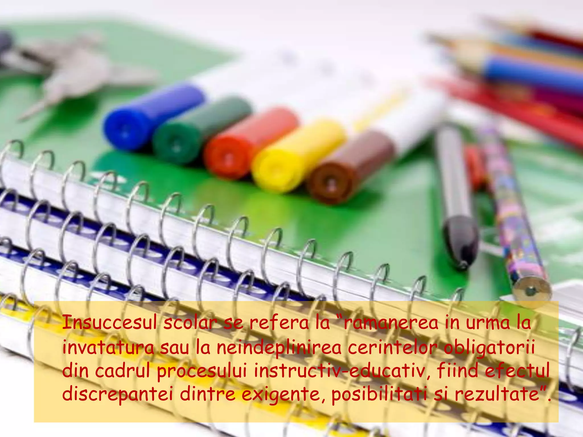 Insuccesul scolar | PPT