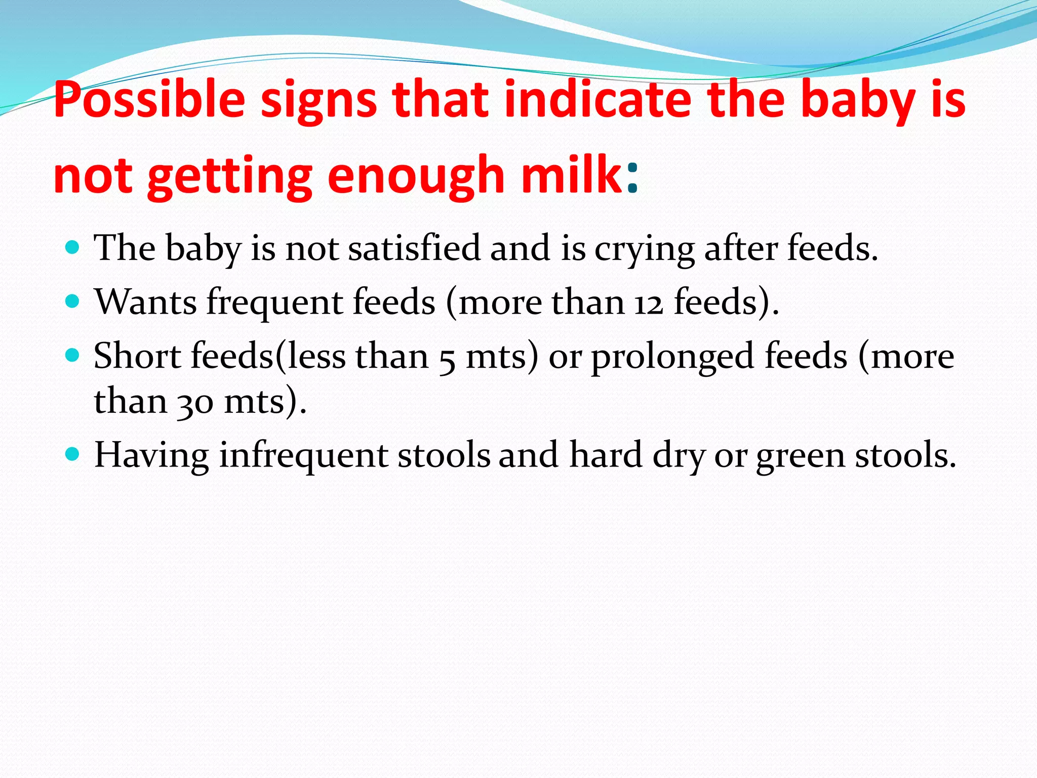Insufficient breast milk syndrome | PPTX