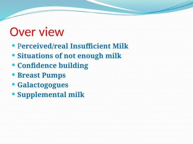 APPROACH TO NOT ENOUGH BREASTFEEDING.pptx