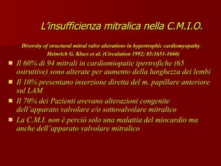 Insufficienza mitralica | PPT