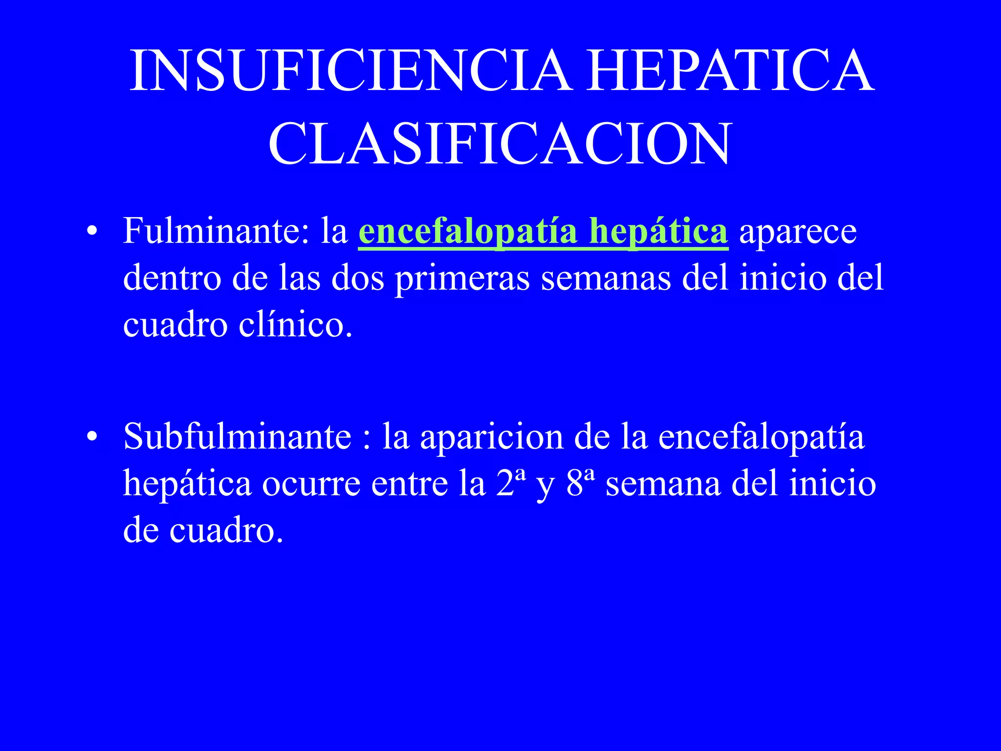 Insuficiencia hepática | PPTX