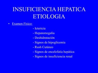 Insuficiencia hepática | PPTX