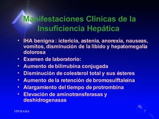 Insuficiencia Hepatica | PPT