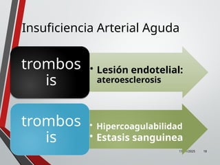 insuficiencia arteria aguda, angiología y cirugía vascular | PPTX