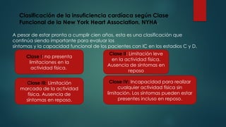insuficiencia cardiaca diagnóstico y conducta | PPTX