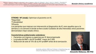 Insuficiencia Cardiaca : 2024 Resumiendo al Dr. Milton Packer | PDF