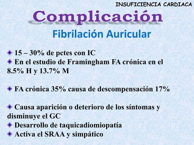 INSUFICIENCIA CARDIACA CONGESTIVA (ICC) / Falla Cardíaca | PPT