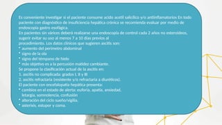 insuficiencia hepatica aguda en el adulto | PPTX