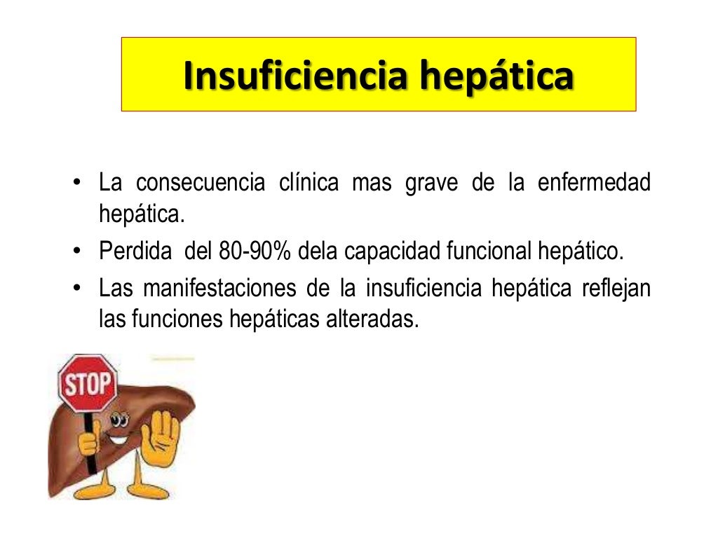 Fisiopatologia de Insuficiencia hepatica, Universidad Mayor de San Si…
