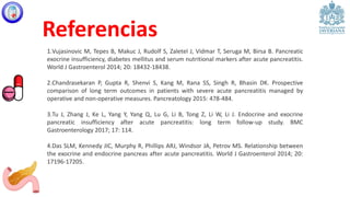 Insuficiencia pancreática exocrina Resumen- | PPTX