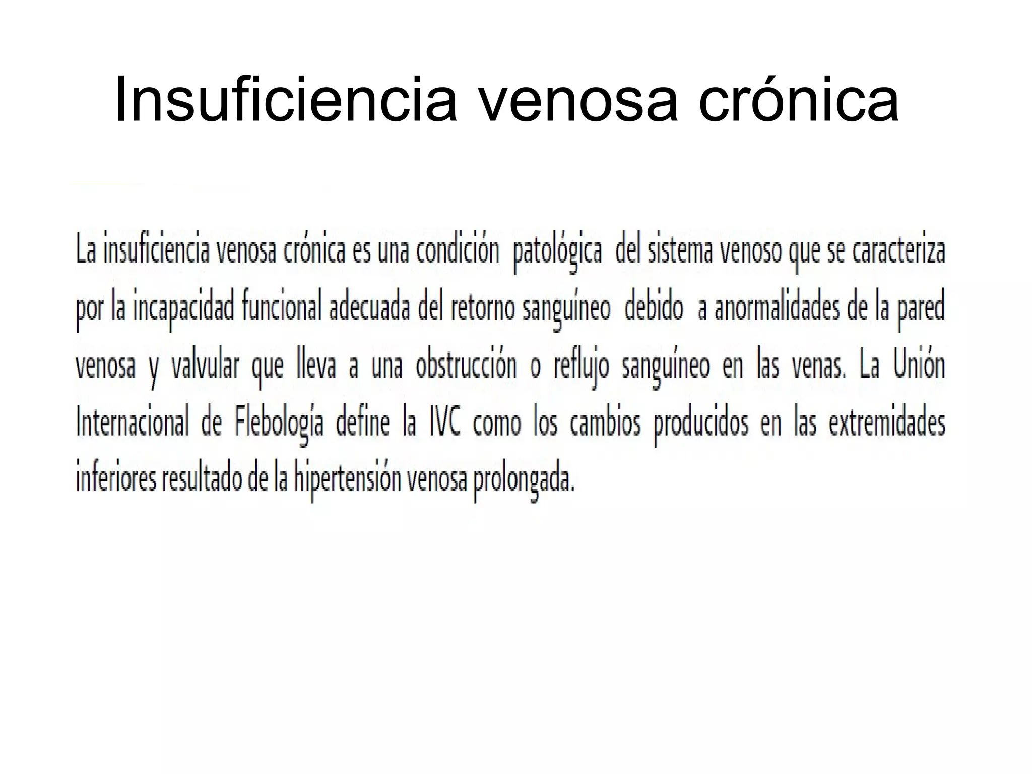 Insuficiencia venosa | PPT