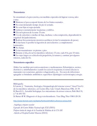 Insuficiencia venosa | DOCX
