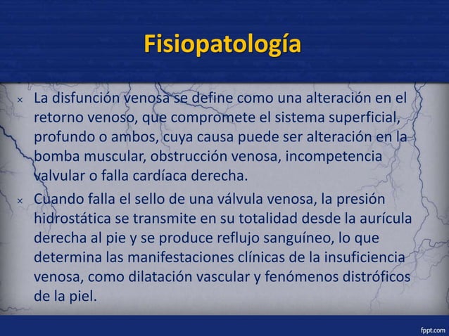La Ecografía Doppler En La Insuficiencia Venosa Pptx