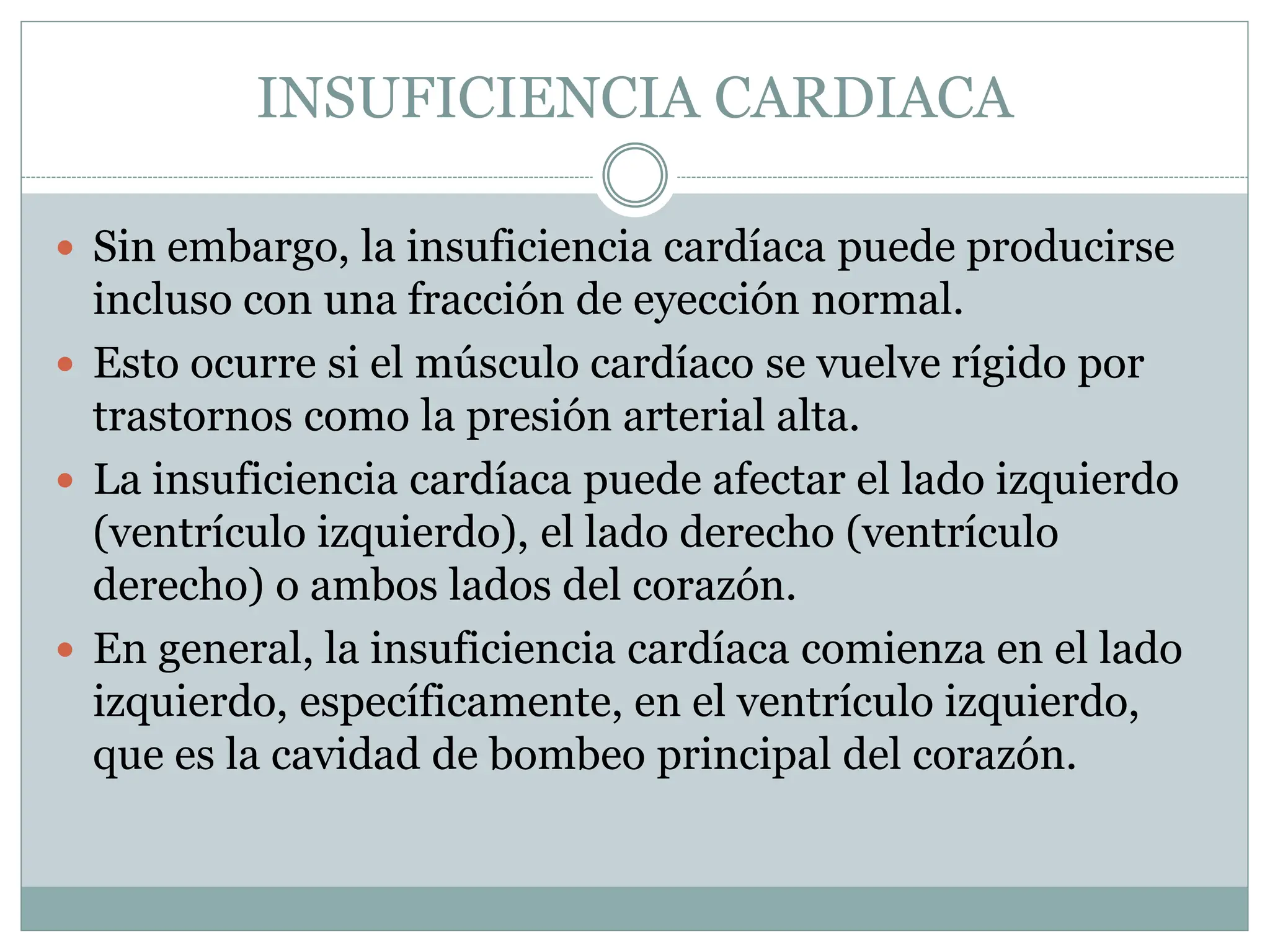 INSUFICIENCIA CARDÍACA. PRESENTACIÓN DE PRÁTICA CLÍNICA. | PPT