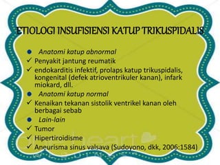 Insufisiensi katup trikuspidalis | PPTX