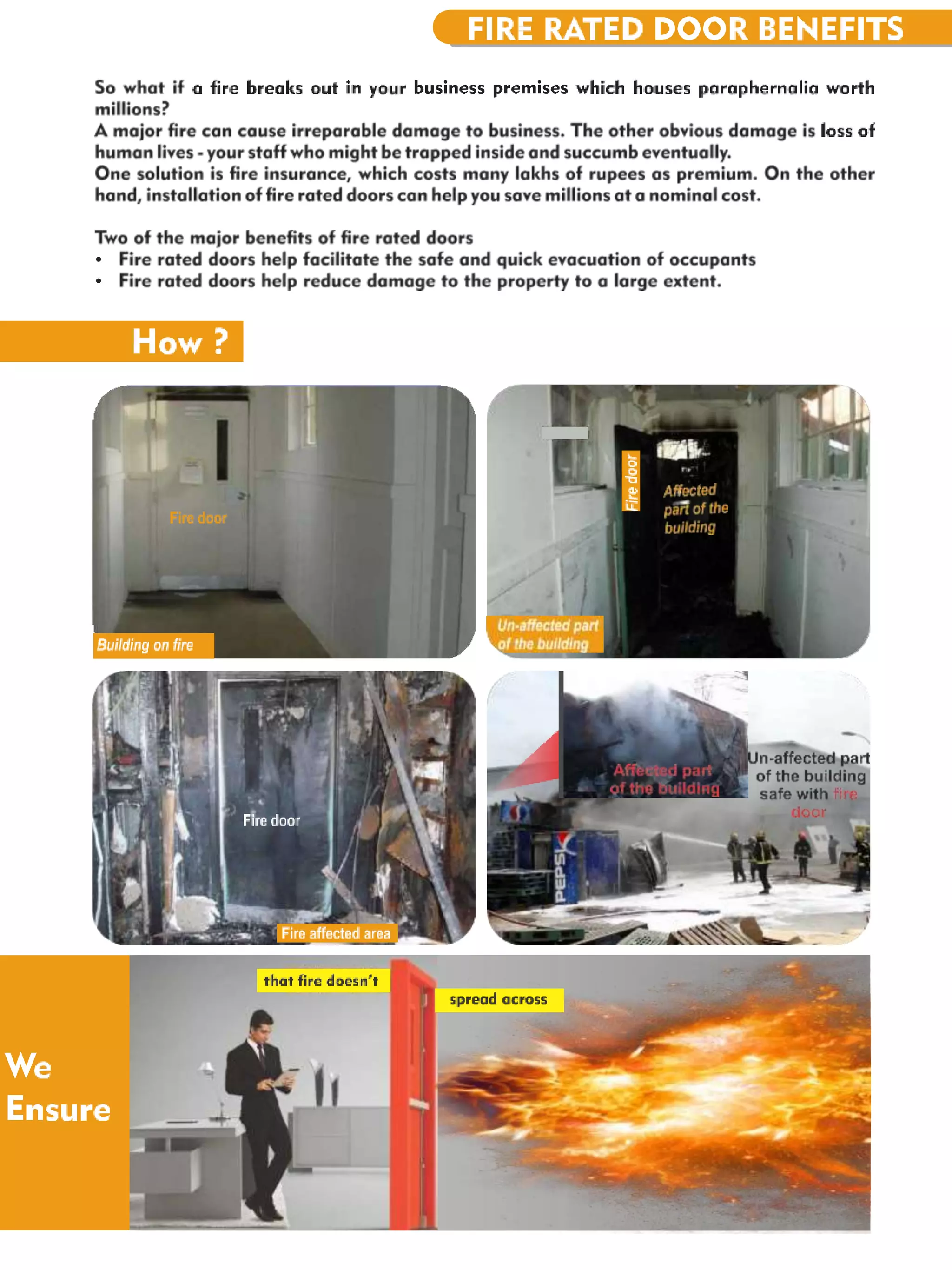 Insulated Fire Proof Door - EPACK Prefab | PPTX