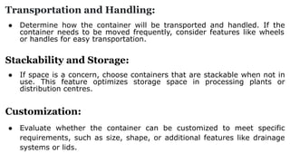 Insulated Fish Tubs & Ice Box Storage, Transport & Processing | PDF