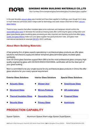 Insulated glass all you should know about insulated glass | PDF