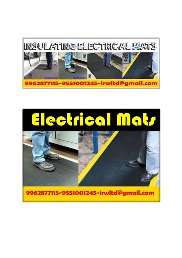Insulating mats for electrical purposes is | PDF