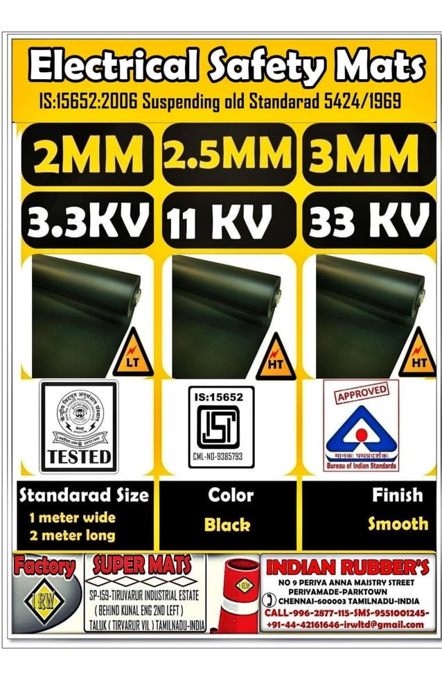 Insulating shock safety mats | PDF