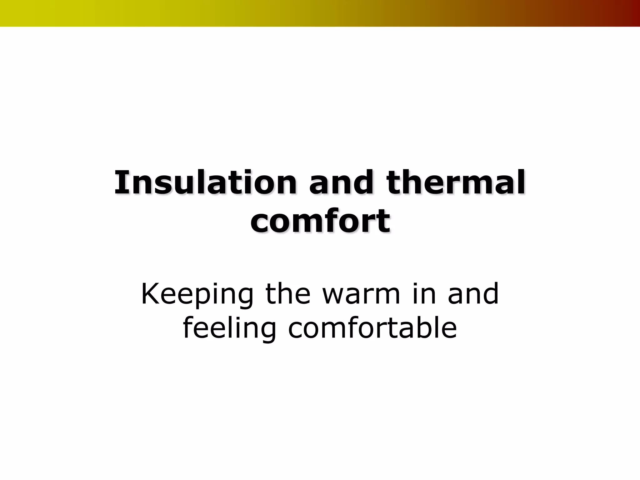 Insulation | PPTX