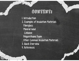 Thermal Insulation material | PPT