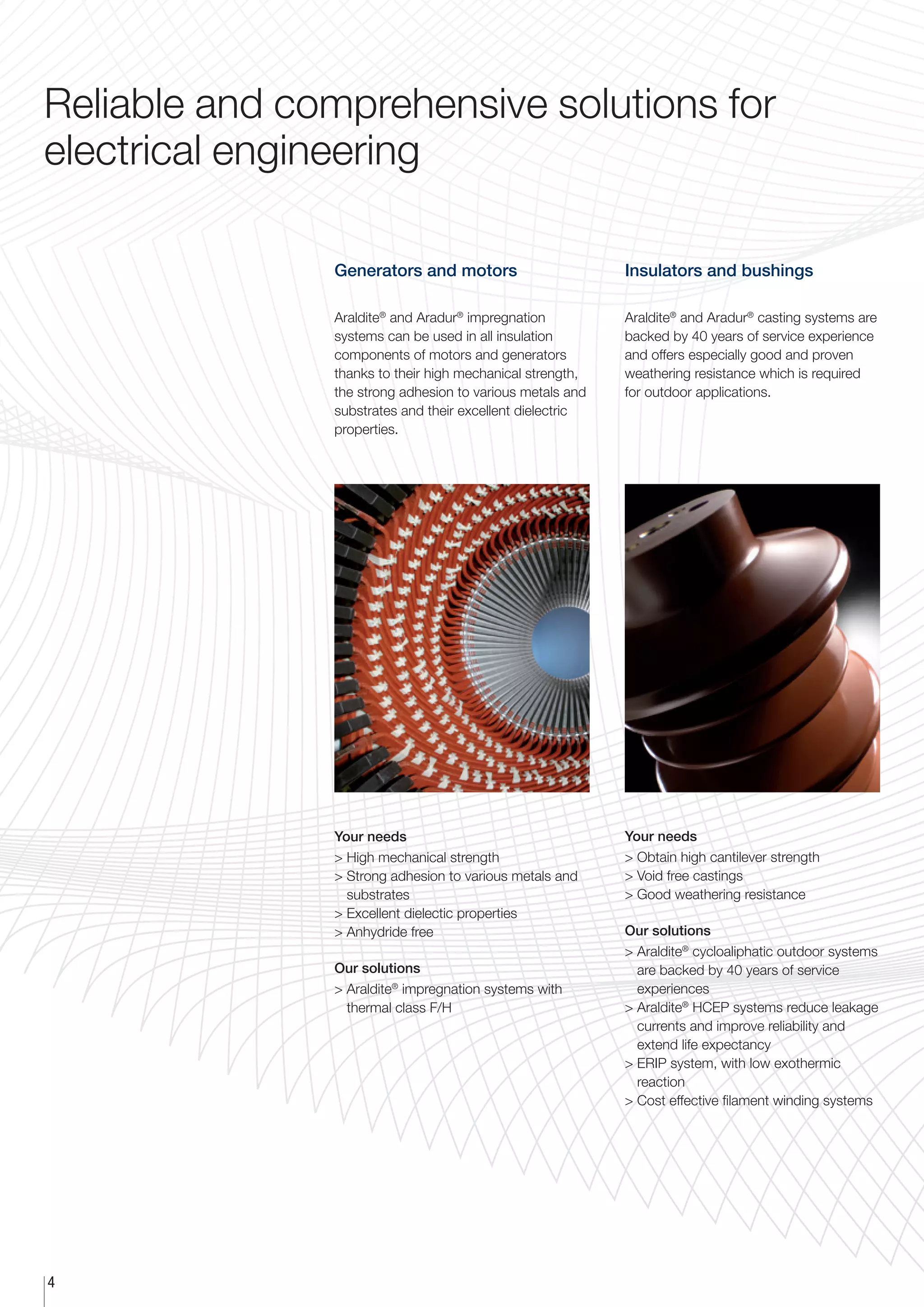 Insulation solutions for electrical engineering - Selector guide | PDF