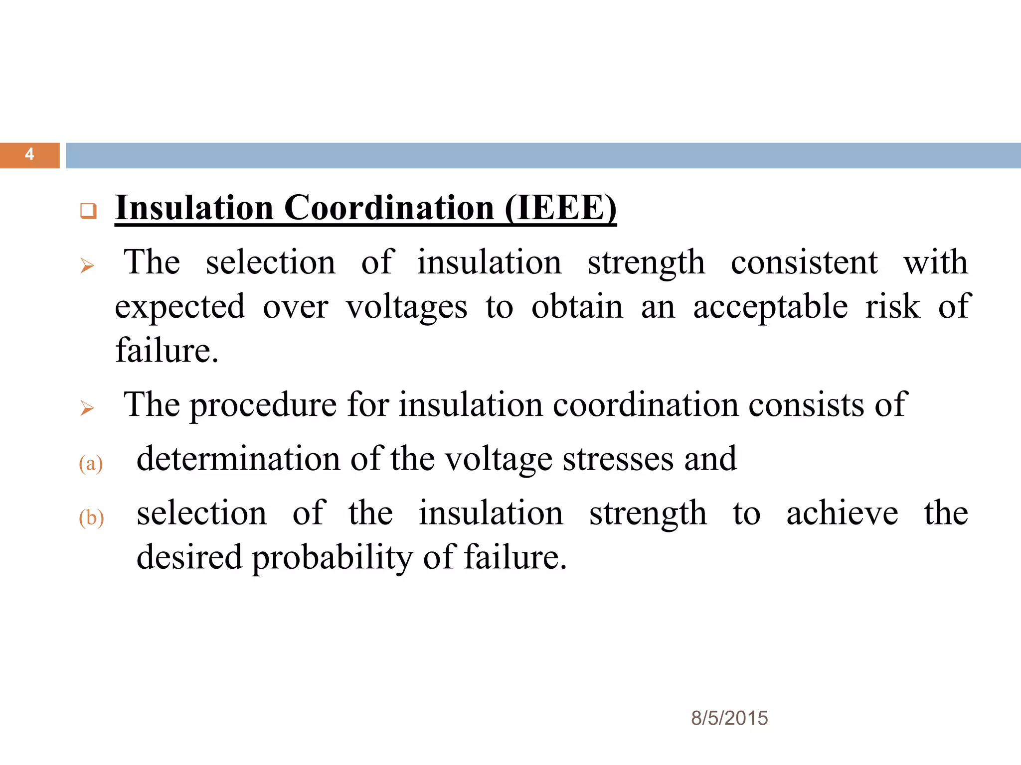 Insulation coordination | PPTX
